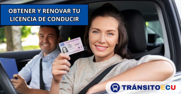 Cómo Obtener y Renovar tu Licencia de Conducir en Ecuador - TransitoECU